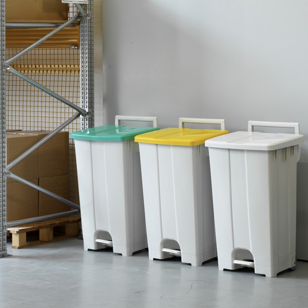 Kάδος απορριμμάτων Derby 90Lt με ρόδες και πεντάλ